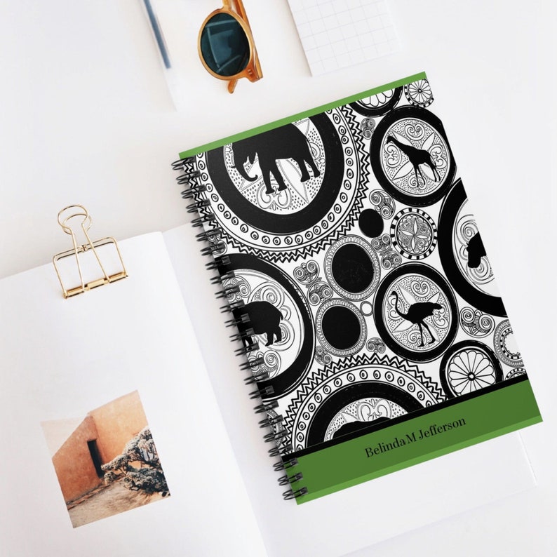 Personalized Spiral Notebook With Name and Custom Design | Customizable ...