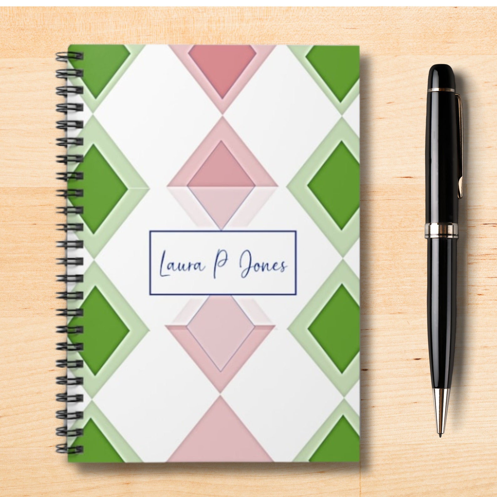 Personalized Spiral Notebook With Name and Custom Design Customizable ...
