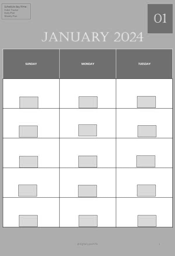 Undated Hardcover Planner Goal Setting Daily Schedule Productivity ...