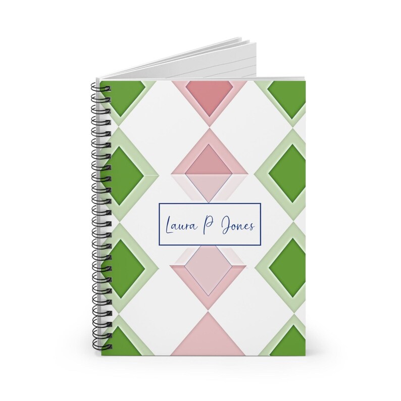 Personalized Spiral Notebook With Name and Custom Design Customizable ...