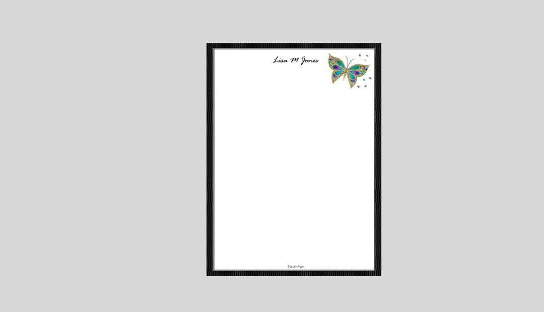 Personalized Writing Sheets Personalized Letter Writing Personalized ...