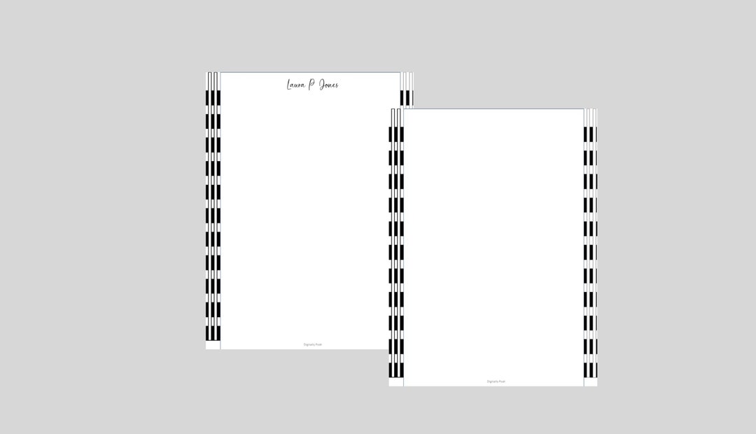 Stationery Notepad Resume Notepad Large Notepad Professional Notepad ...