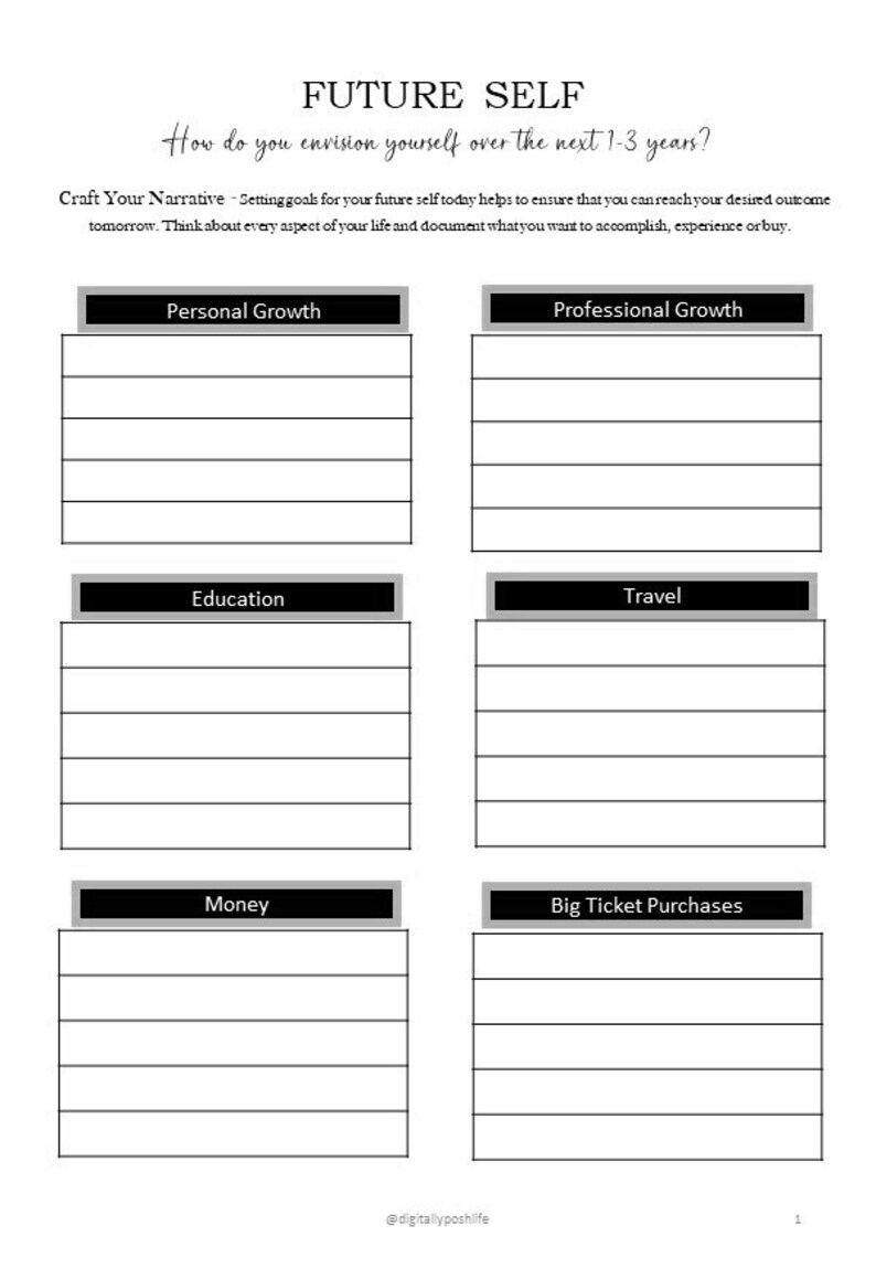 Hardcover Personal Growth Planner for Women – Goal-setting Productivity ...