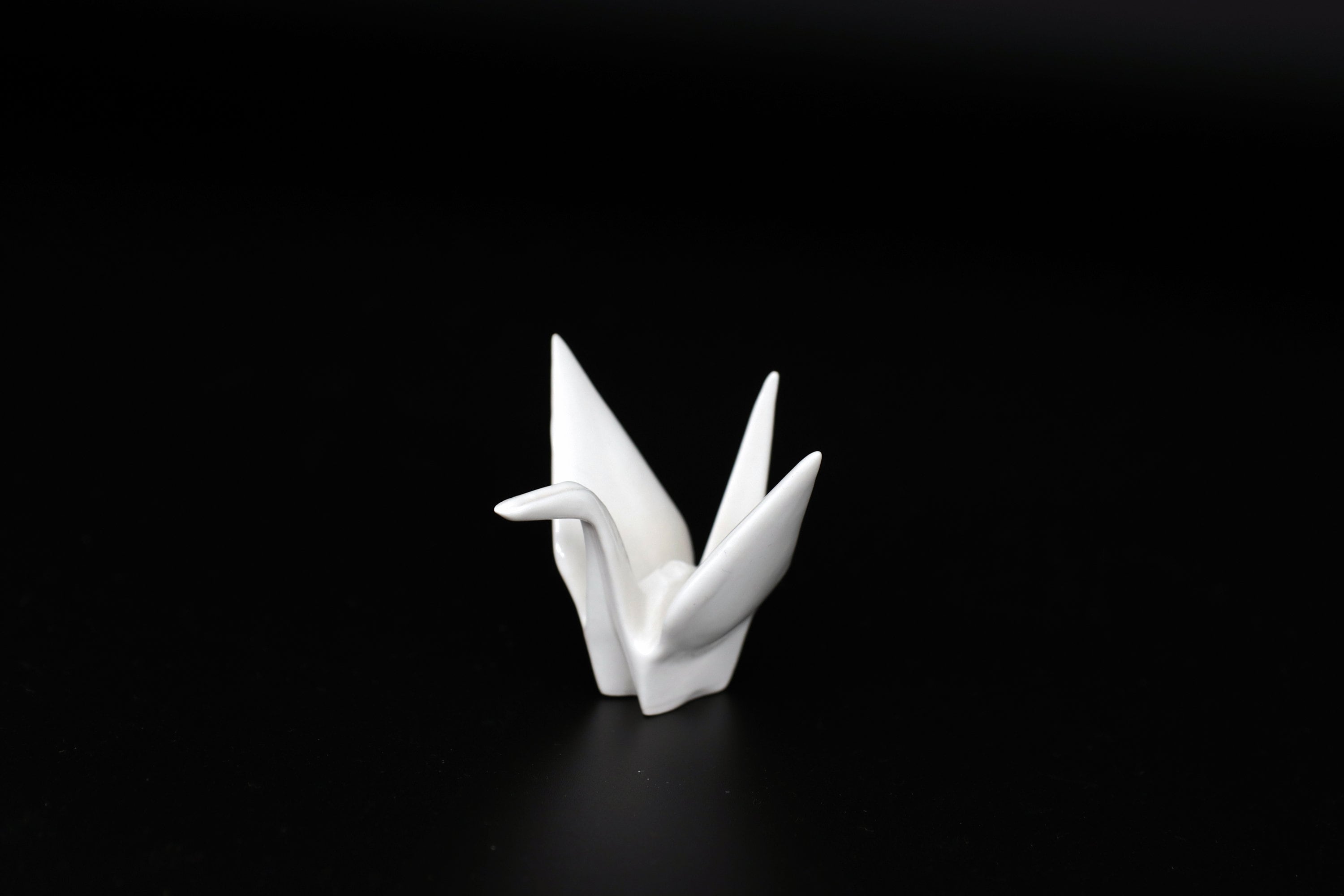 Japanese Porcelain Origami Crane Figurine Handmade Bird - Etsy