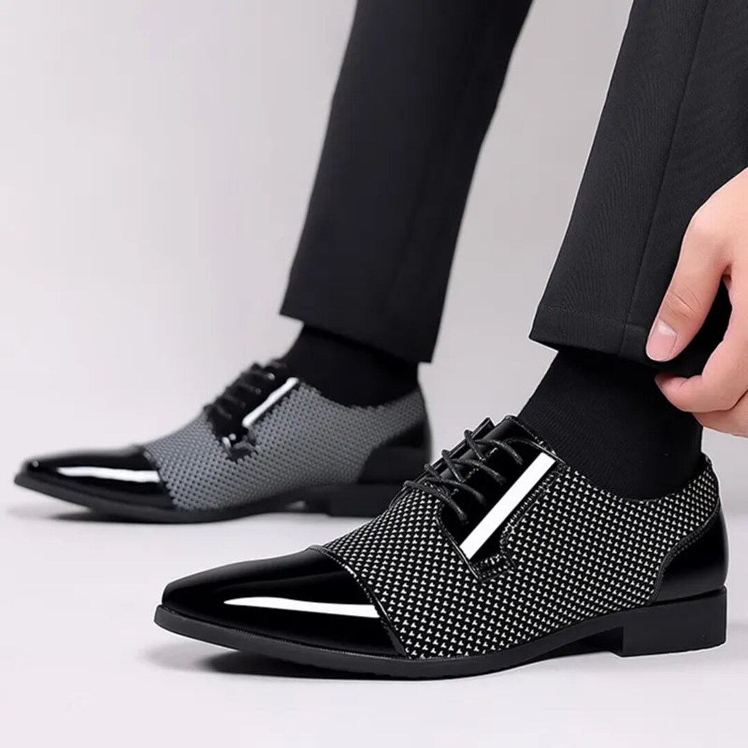 Trending Classic Men Dress Shoes for Men Oxfords PU Leather - Etsy