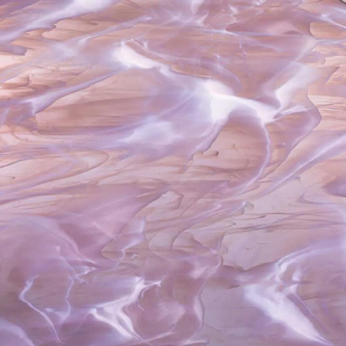 Spectrum Pale Purple Wispy Art Glass for Stained Glass Production, DIY ...