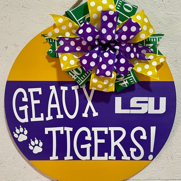 Lsu Wreath - Etsy