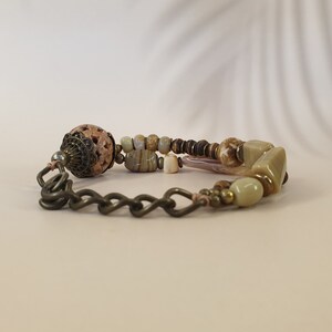 Stone & Bone Bracelet - Etsy
