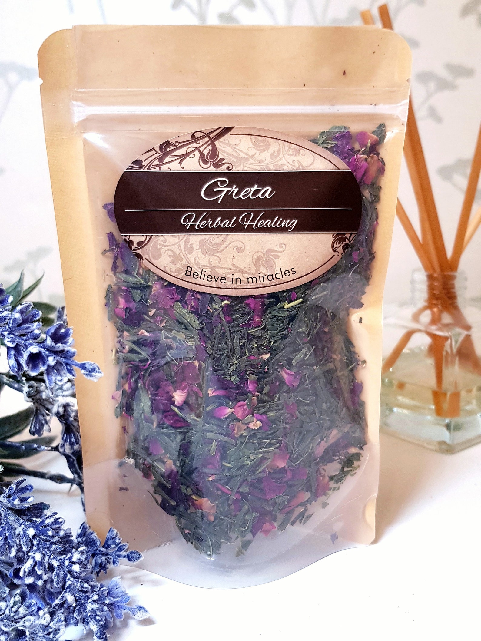 5 Loose Leaf Herbal Tea Gift Set Dried Leaf Vegan Gift Set - Etsy
