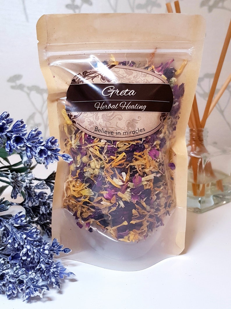 5 Loose Leaf Herbal Tea Gift Set Dried Leaf Vegan Gift Set - Etsy