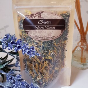 5 Loose Leaf Herbal Tea Gift Set Dried Leaf Vegan Gift Set - Etsy