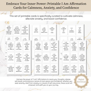 Printable Affirmation Cards for Manifesting Your Dreams - Etsy