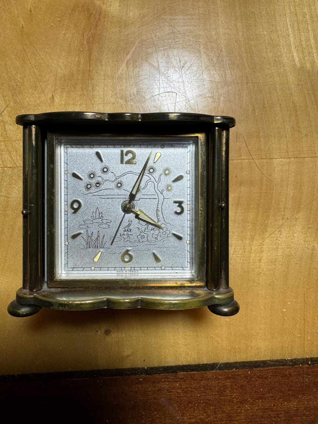 Vintage Alarm Clock ZAZ Model Ridik in Japanese Style the Clock Works ...