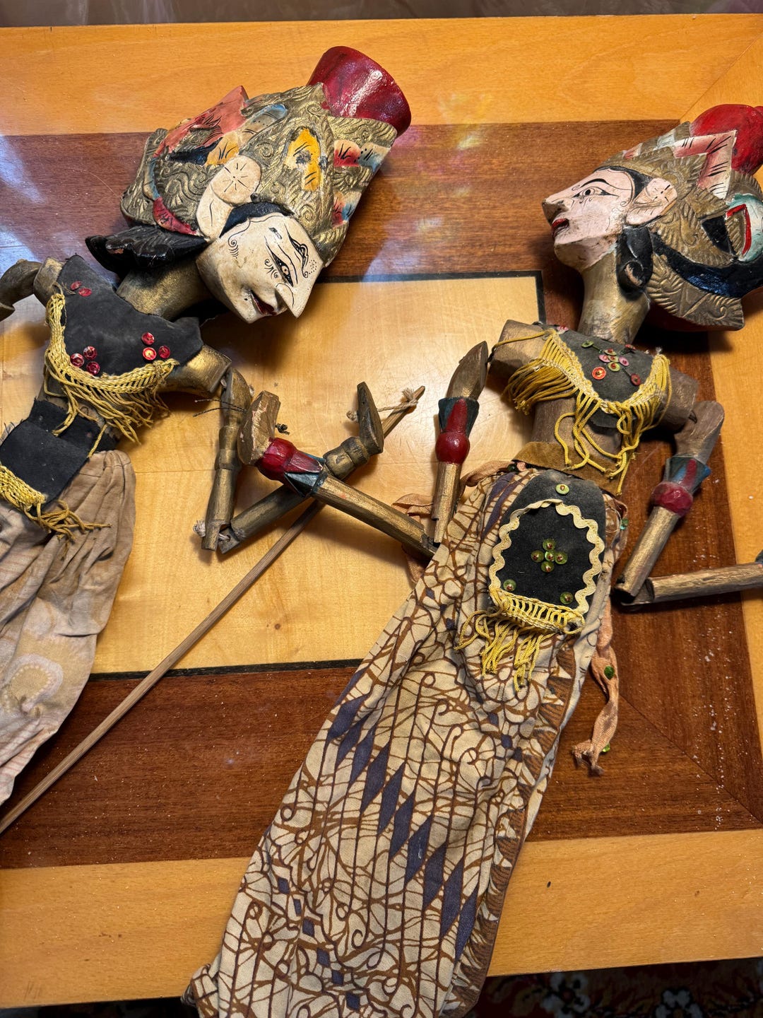 Antique Indonesian Wayang Golek Puppet Dolls With Carved Head - Etsy