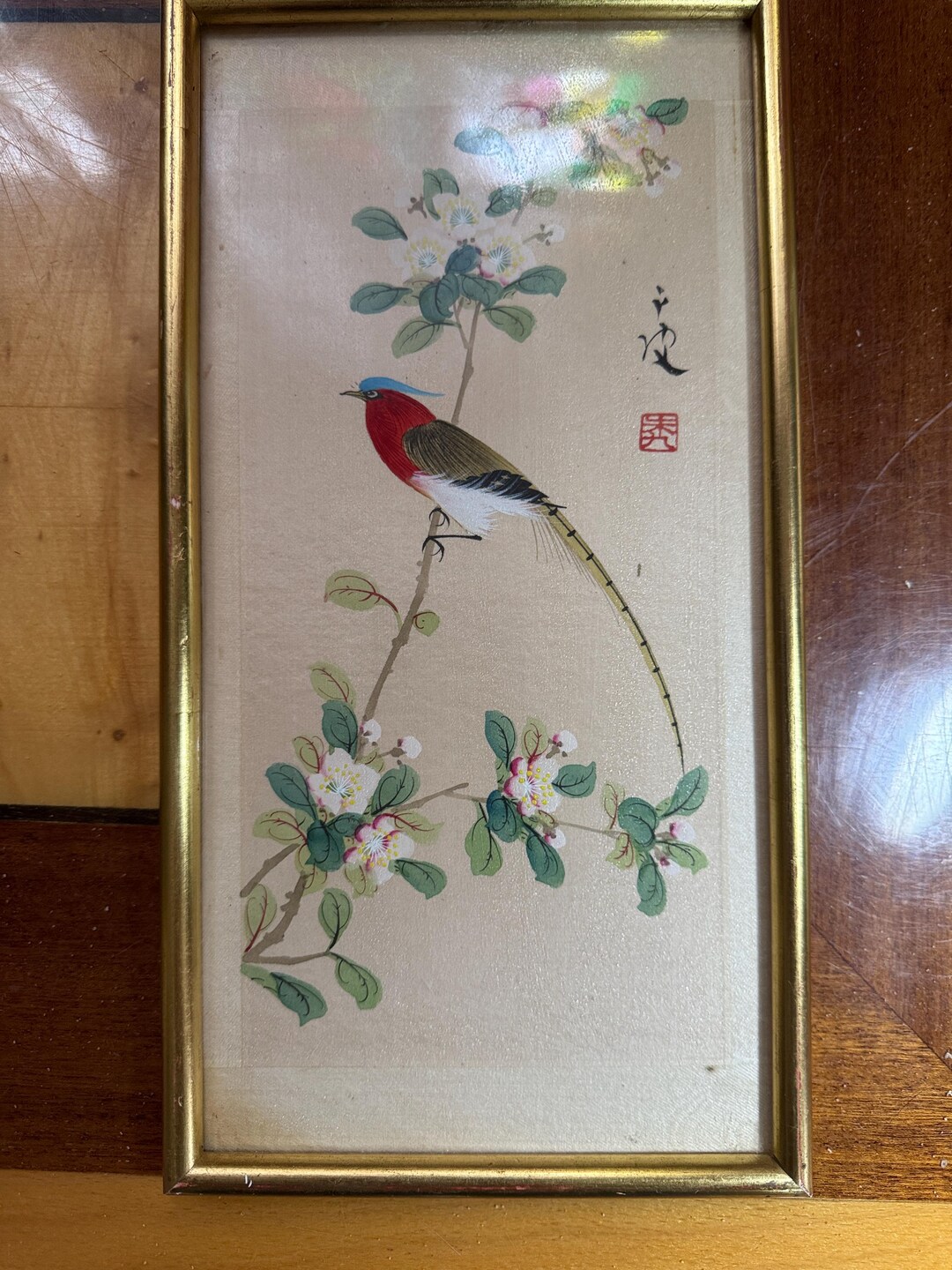 Old Chinese Painting With Signature - Etsy