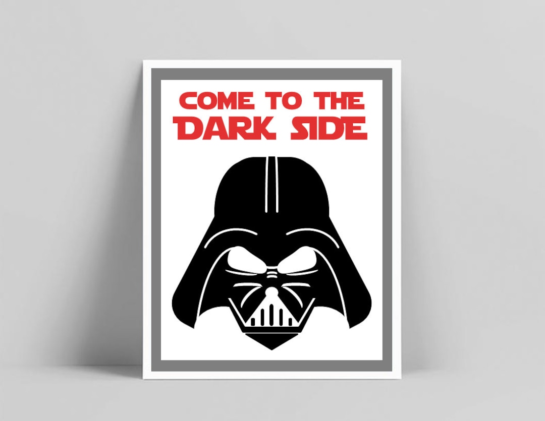 Darth Vader Welcome Sign, Darth Vader Welcome Sign, Star Wars Printable ...