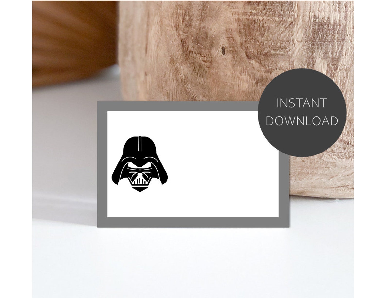 Darth Vader Buffet Cards, Star Wars Tent Cards, Buffet Labels, Darth ...