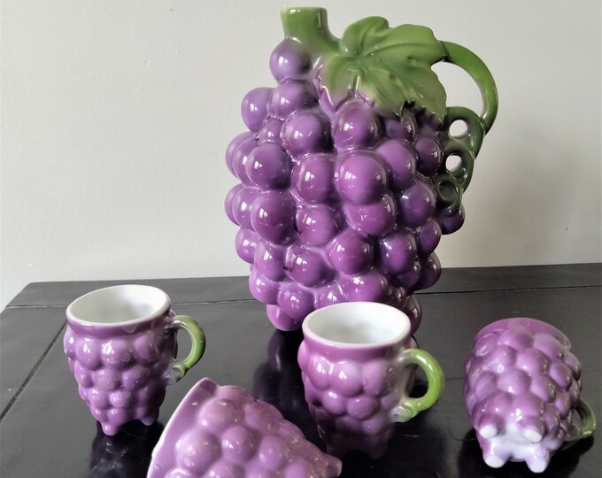 GRAPE Theme Germany Vintage Wine Serving Set - Etsy