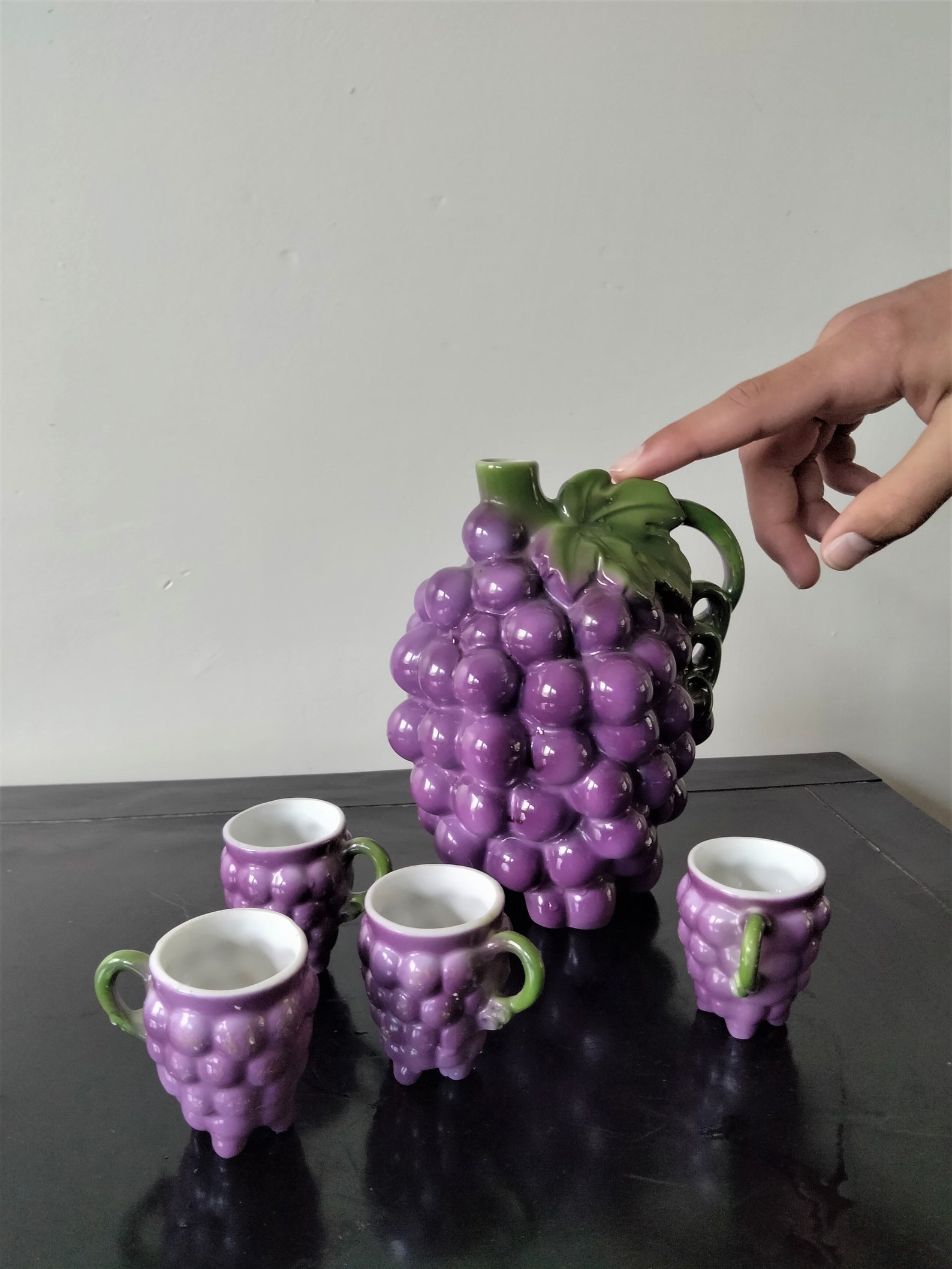 GRAPE Theme Germany Vintage Wine Serving Set - Etsy