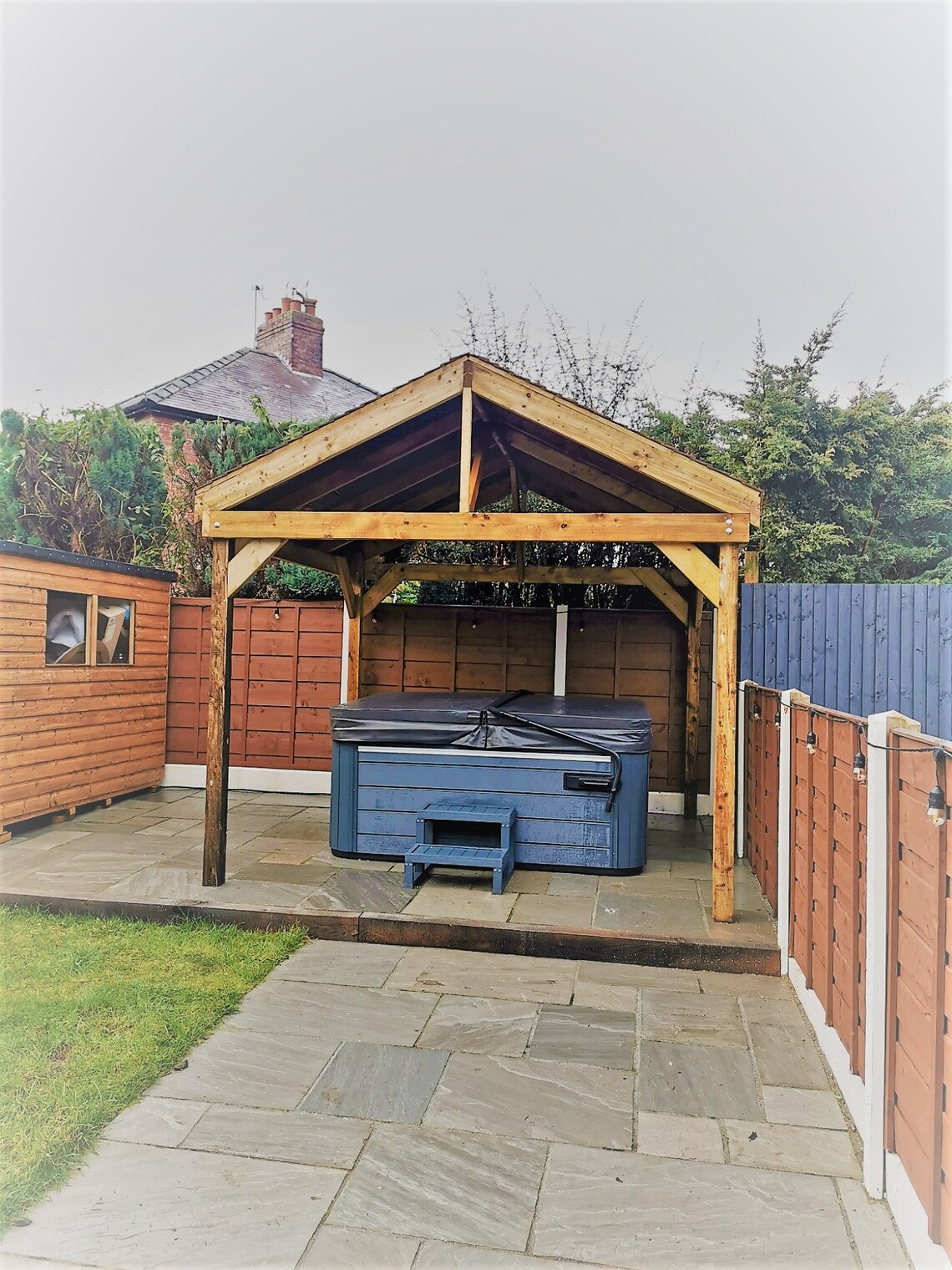 Self Build 3m X 3m Pergola With Roof | Etsy