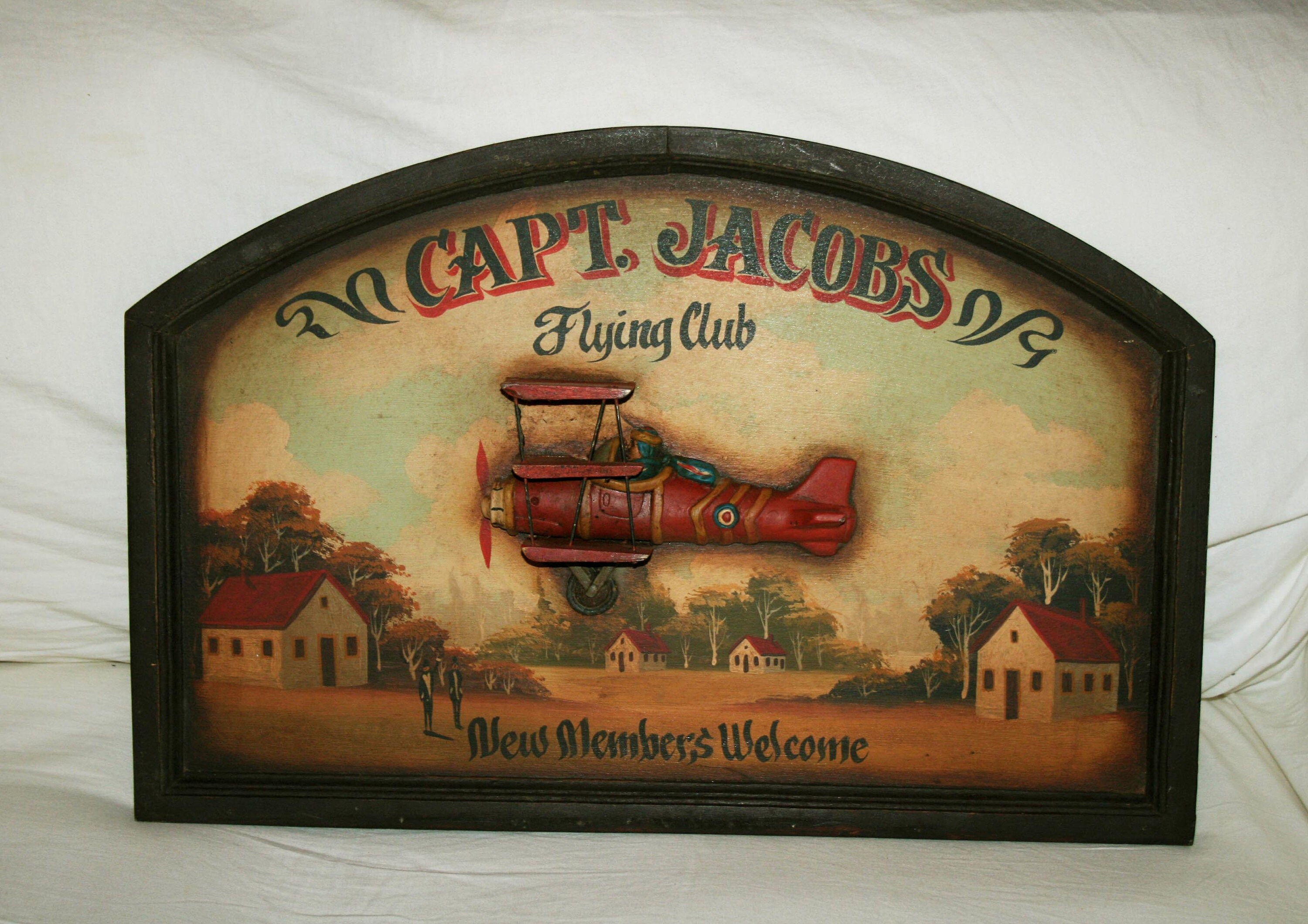 Pub Decor Picture Wood English 3D Capt. JACOBS FLYING Club - Etsy