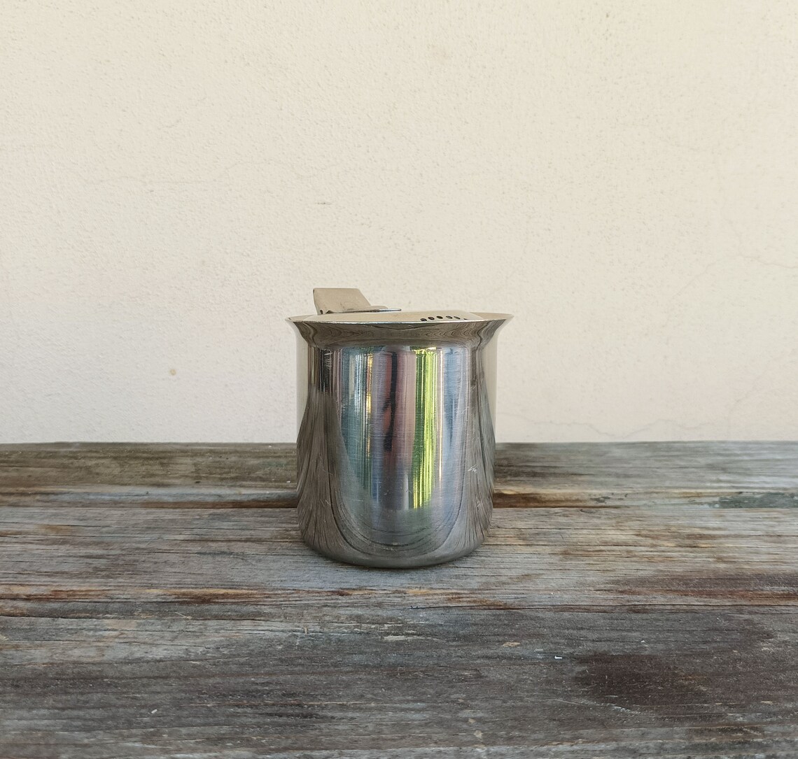 Small Inox Tea Jug With Handle, Creamer, Vintage Made in ITALY ...