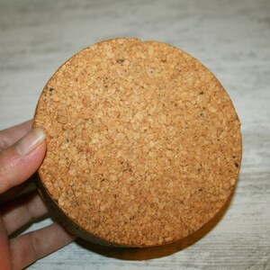 Cork Storage Box With Lid, Small Cork Box, Vintage 70s Container ...