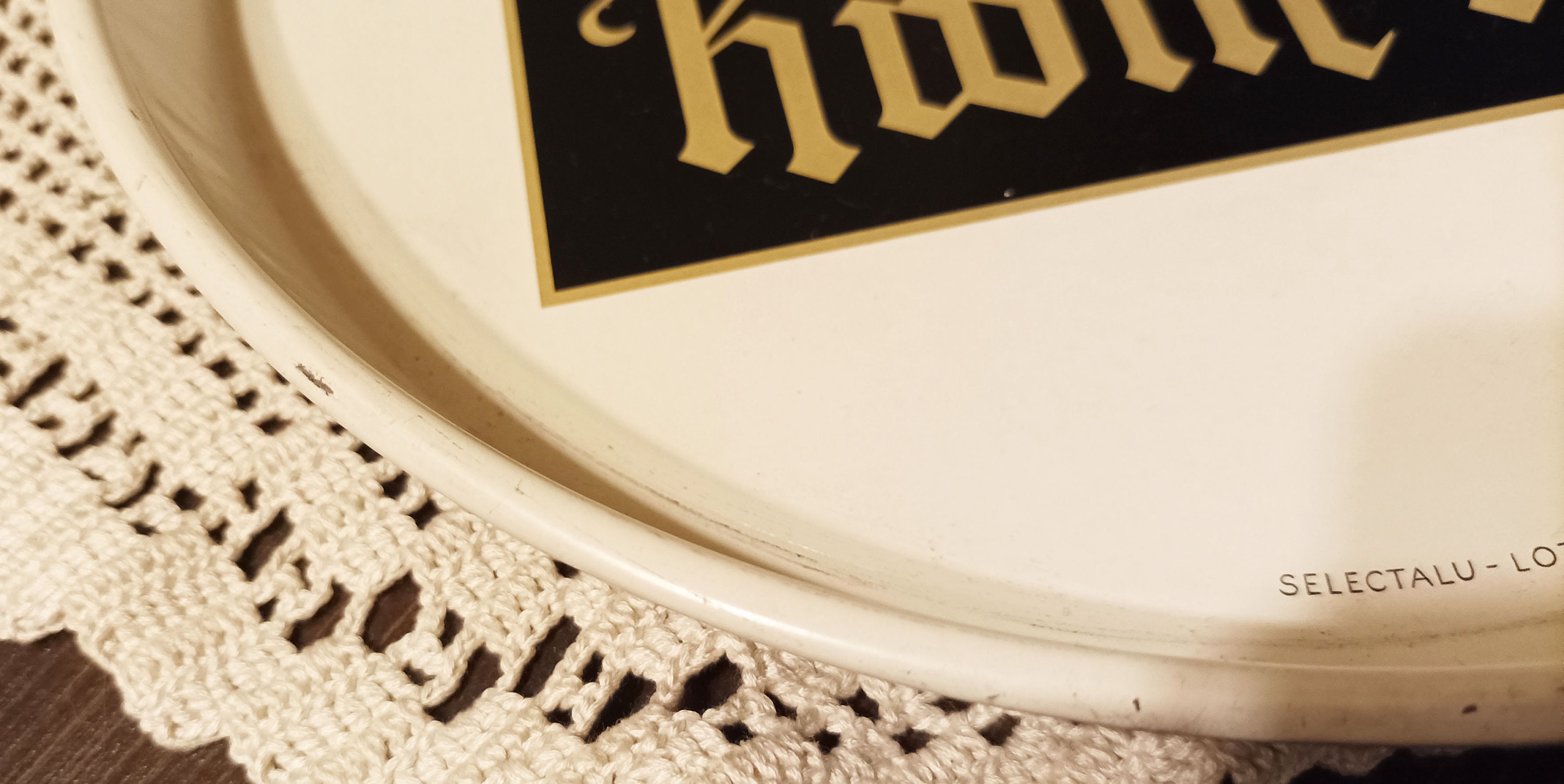 RARE Kwik Pils Bocholter, Beer Round Tray-beer Advertising Round Metal ...