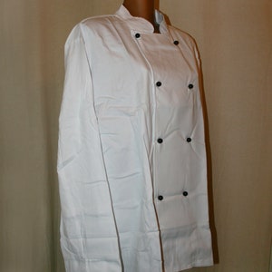 White Chef Coat, Made in Italy, Chef Jacket, Unisex, Chef Uniform ...