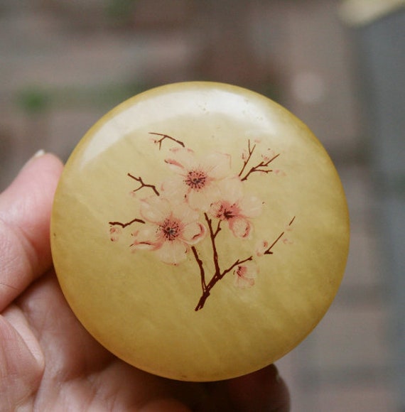 Alabaster jewelry box/stone box / hand made trinket b… - Gem