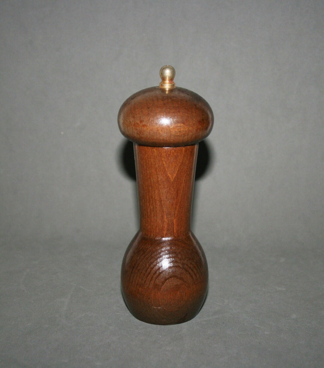 Vintage Italian Wooden Pepper Grinder, Italy Antique 70s Home Decor ...