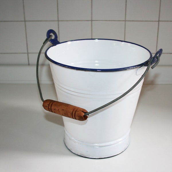 Enamel Bucket - Etsy