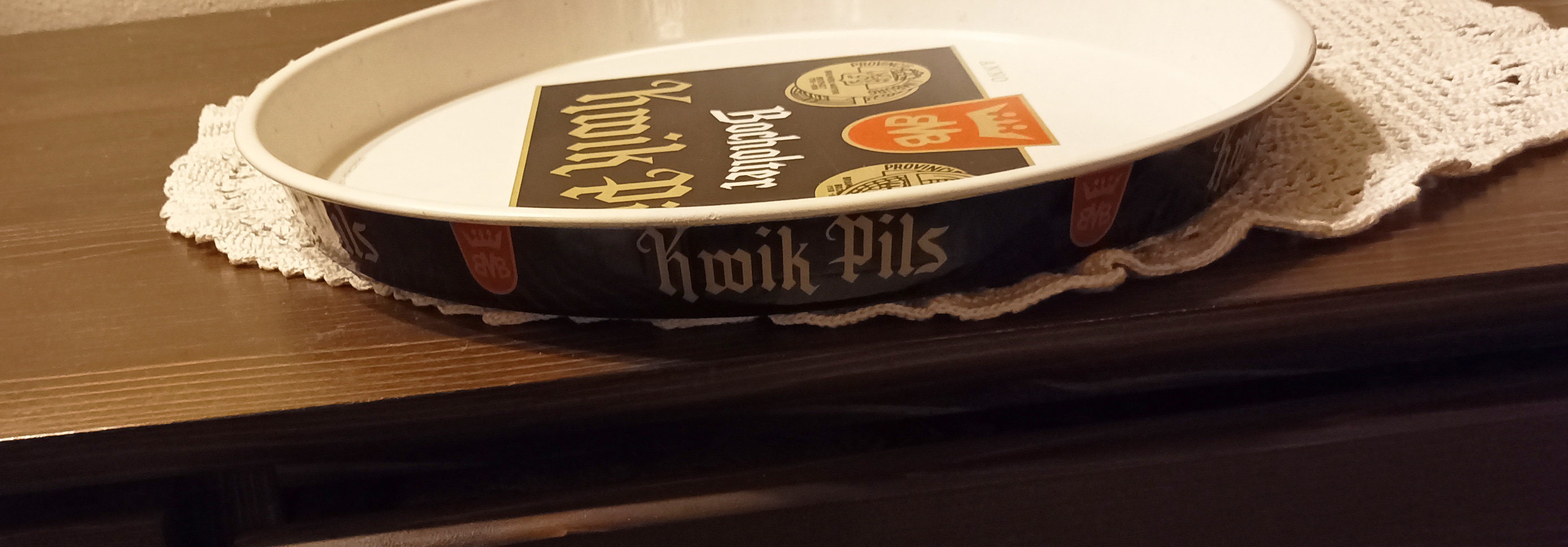 RARE Kwik Pils Bocholter, Beer Round Tray-beer Advertising Round Metal ...