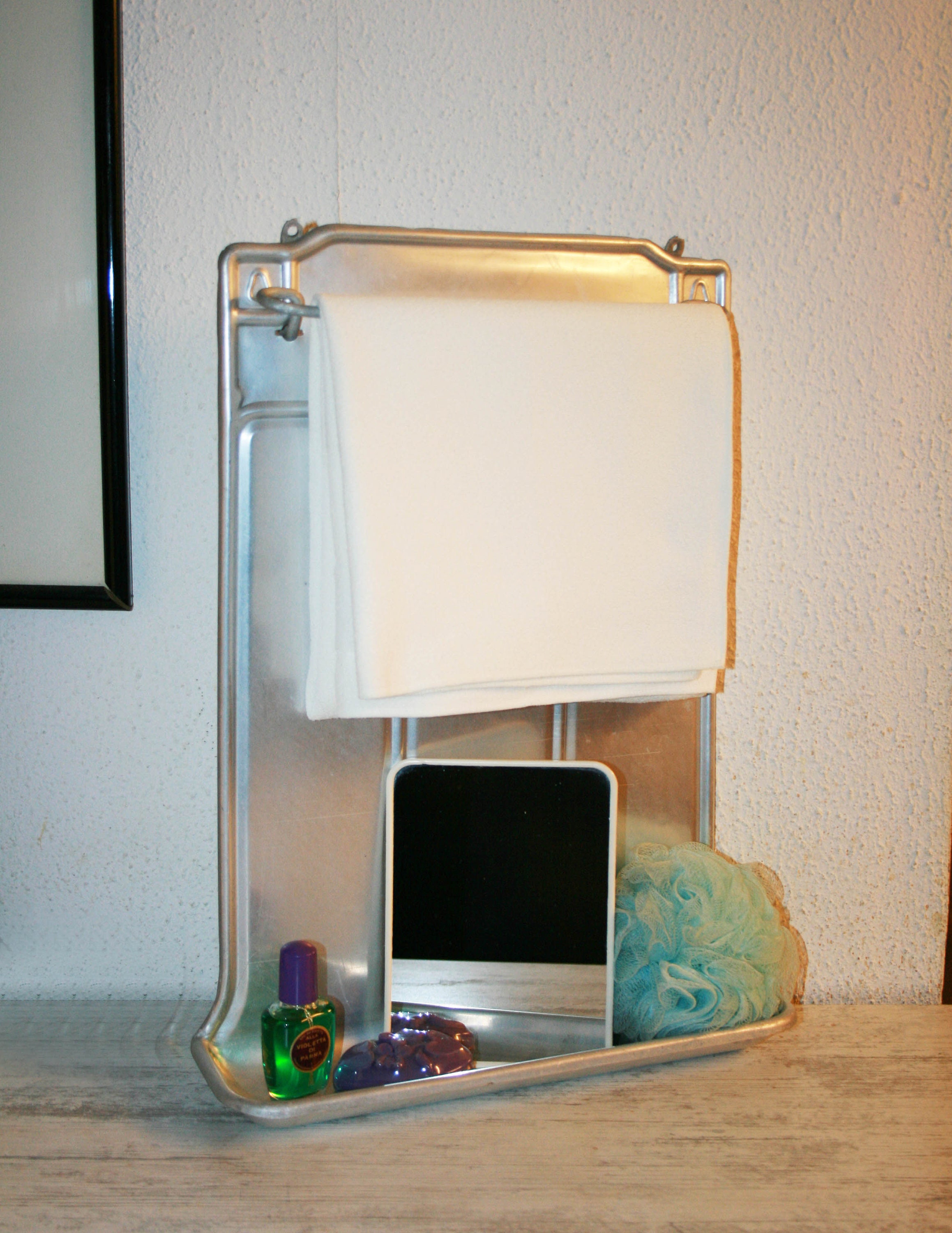 Vintage Italian, Aluminium Ladle Rack Vintage, Kitchen Storage, Utensil ...