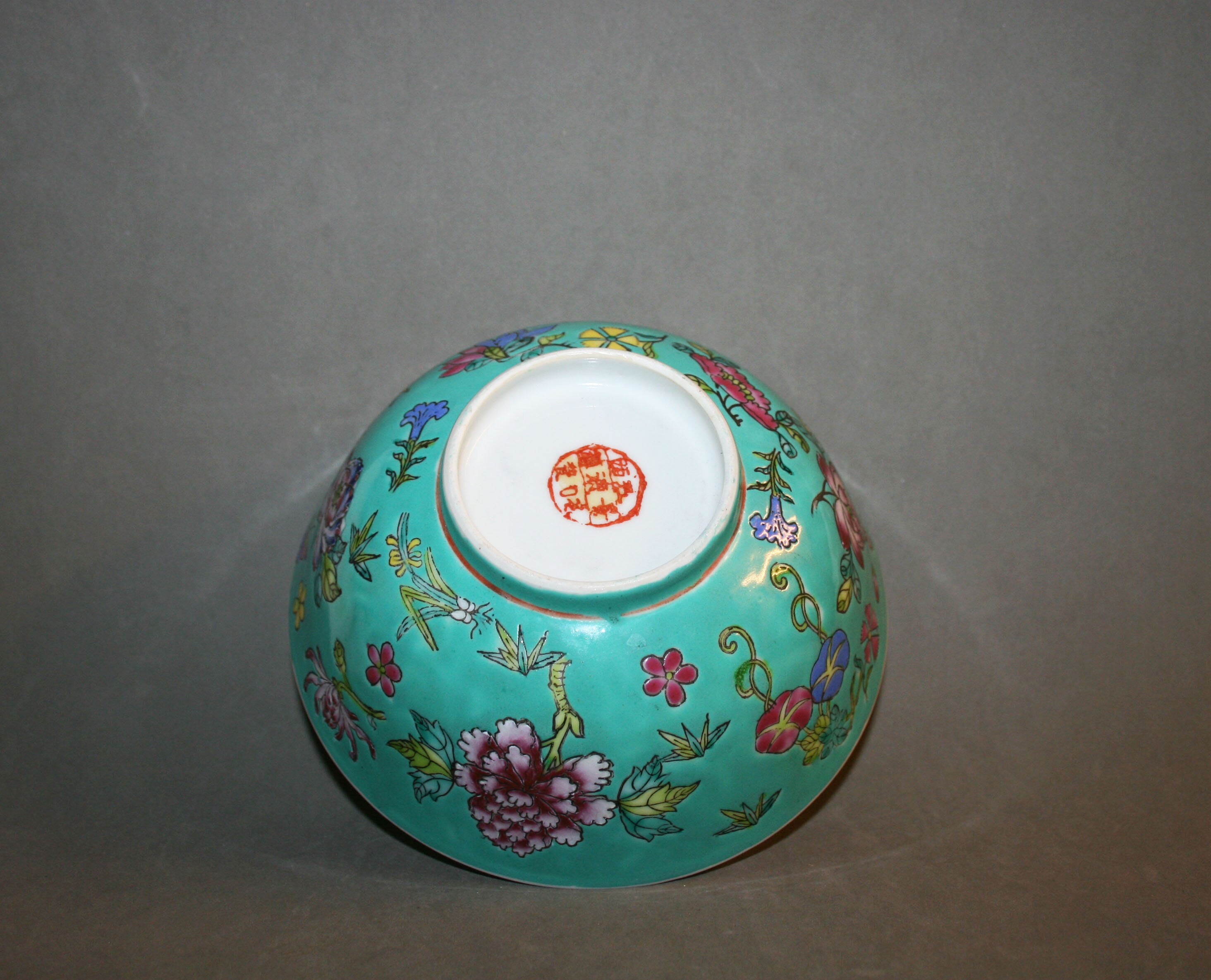 Ancient Turquoise Glazed Oriental Porcelain - Republic of China - 20th ...