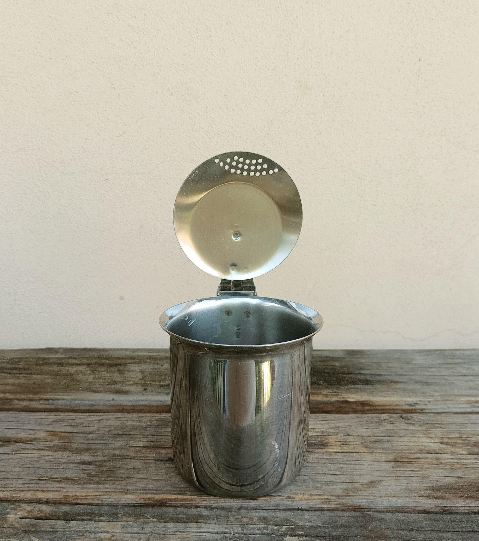 Small Inox Tea Jug With Handle, Creamer, Vintage Made in ITALY ...