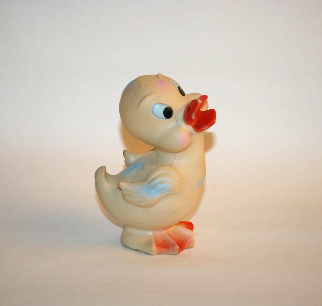 Vintage RUBBER DUCK 15 Cm High - Made in Italy, Gift for Kids - Animals ...