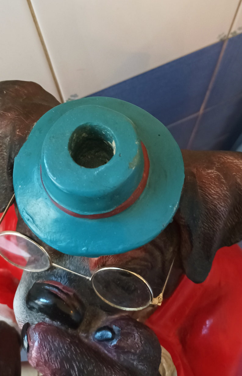 Cute Boxer Dog Butler Toilet Paper Holder Toilet Roll Holder resin ...