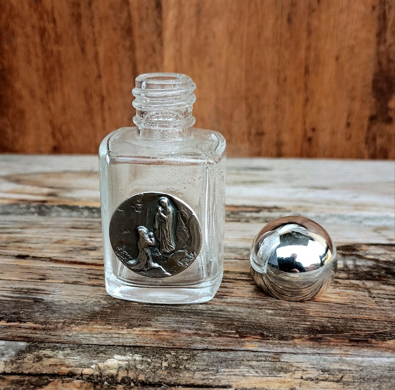 Lourdes Souvenir Bottle - Vintage 90s -religious Gift - Etsy