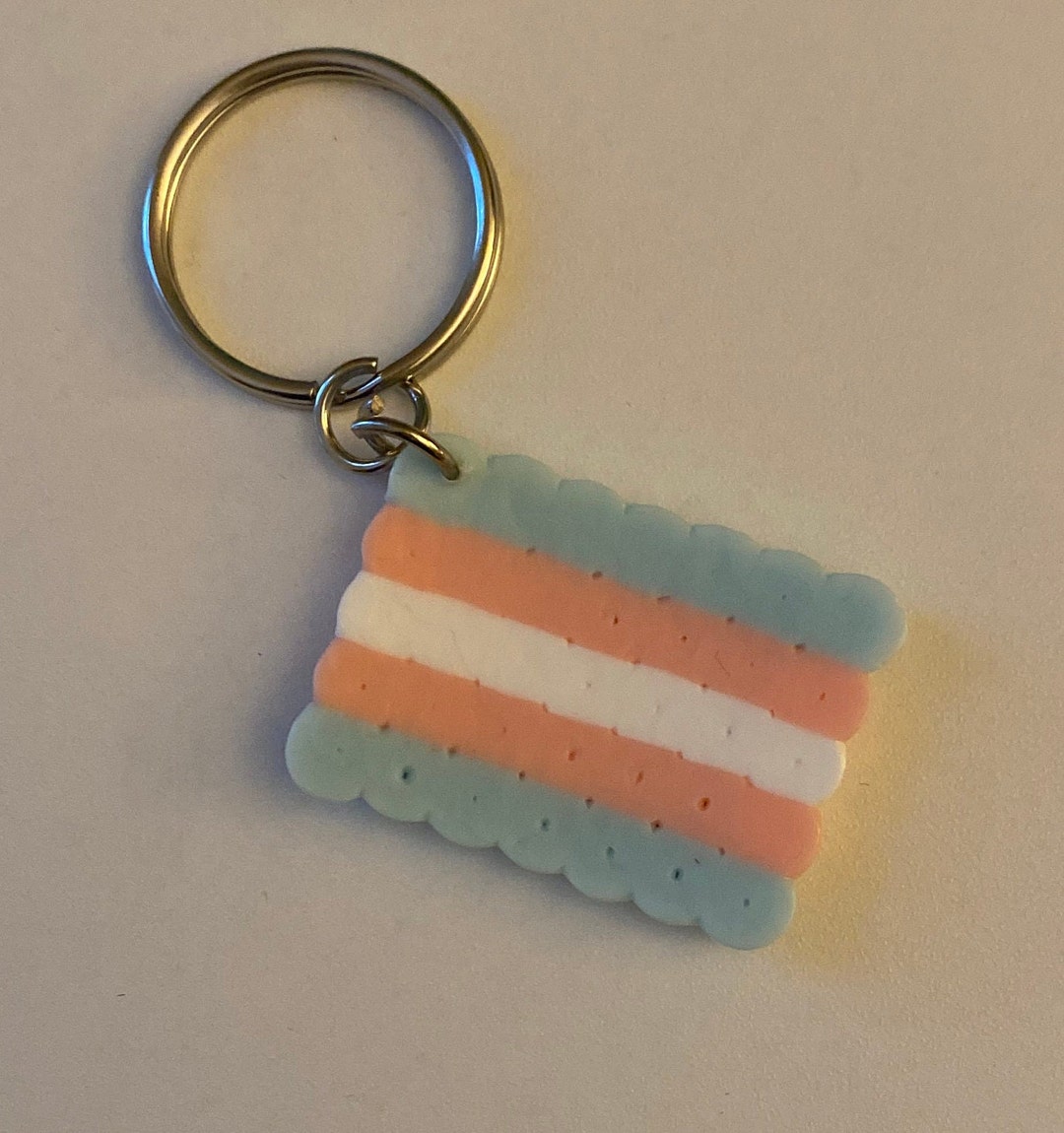 Trans Pride Flag Keychain - Etsy