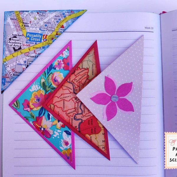 Corner Bookmark - Etsy