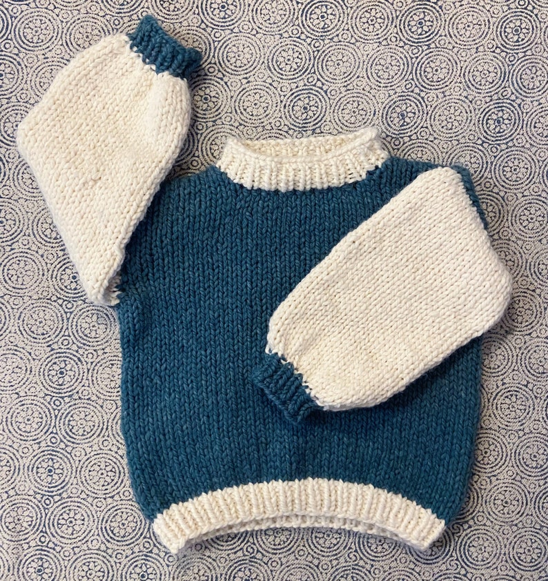 The Building Blocks Sweater: Beginner-friendly Digital Knitting Pattern ...