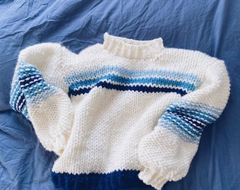 The Building Blocks Sweater: Beginner-friendly Digital Knitting Pattern ...