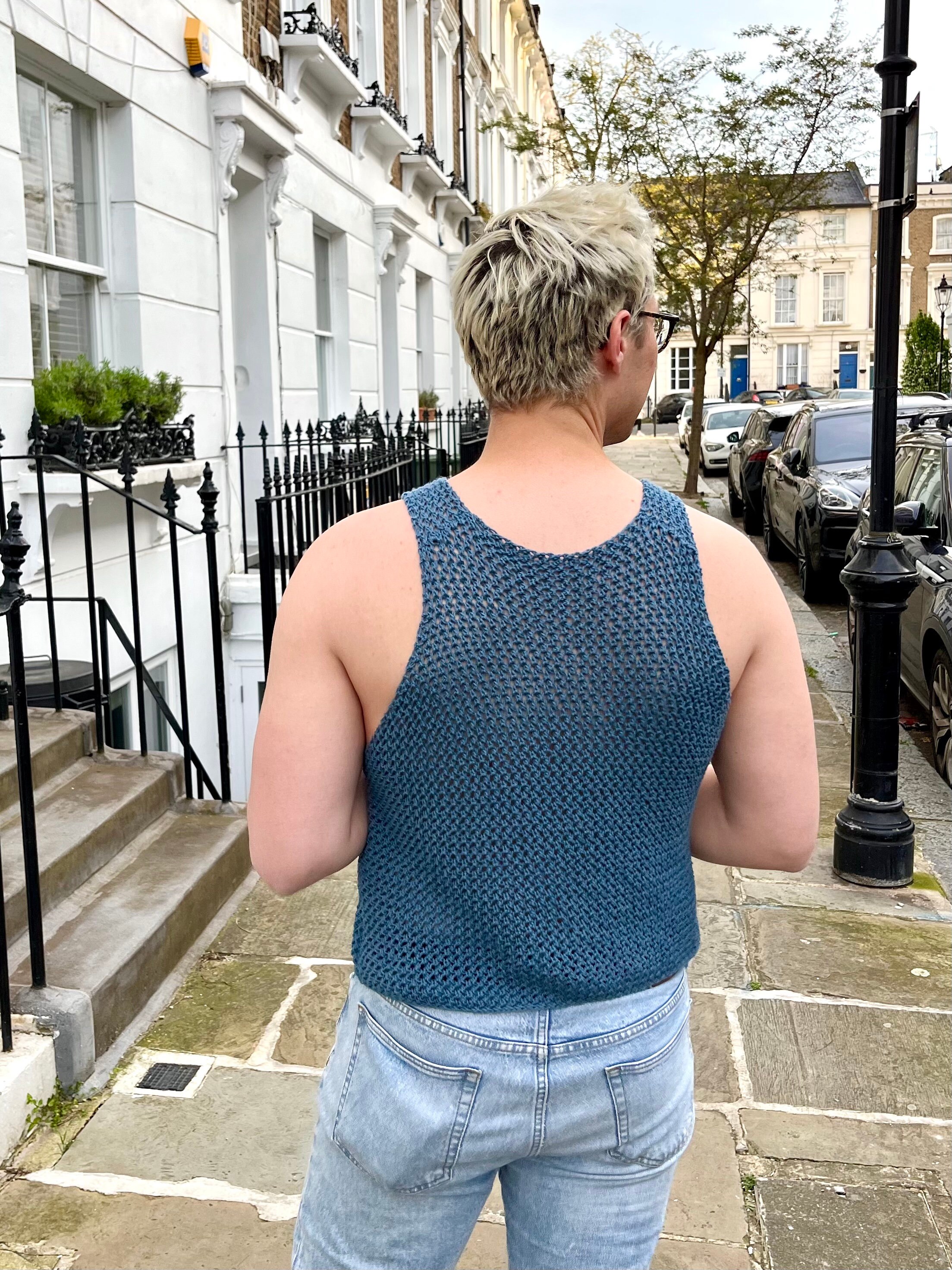 Knitting Pattern: the Hot Mesh Tank - Etsy