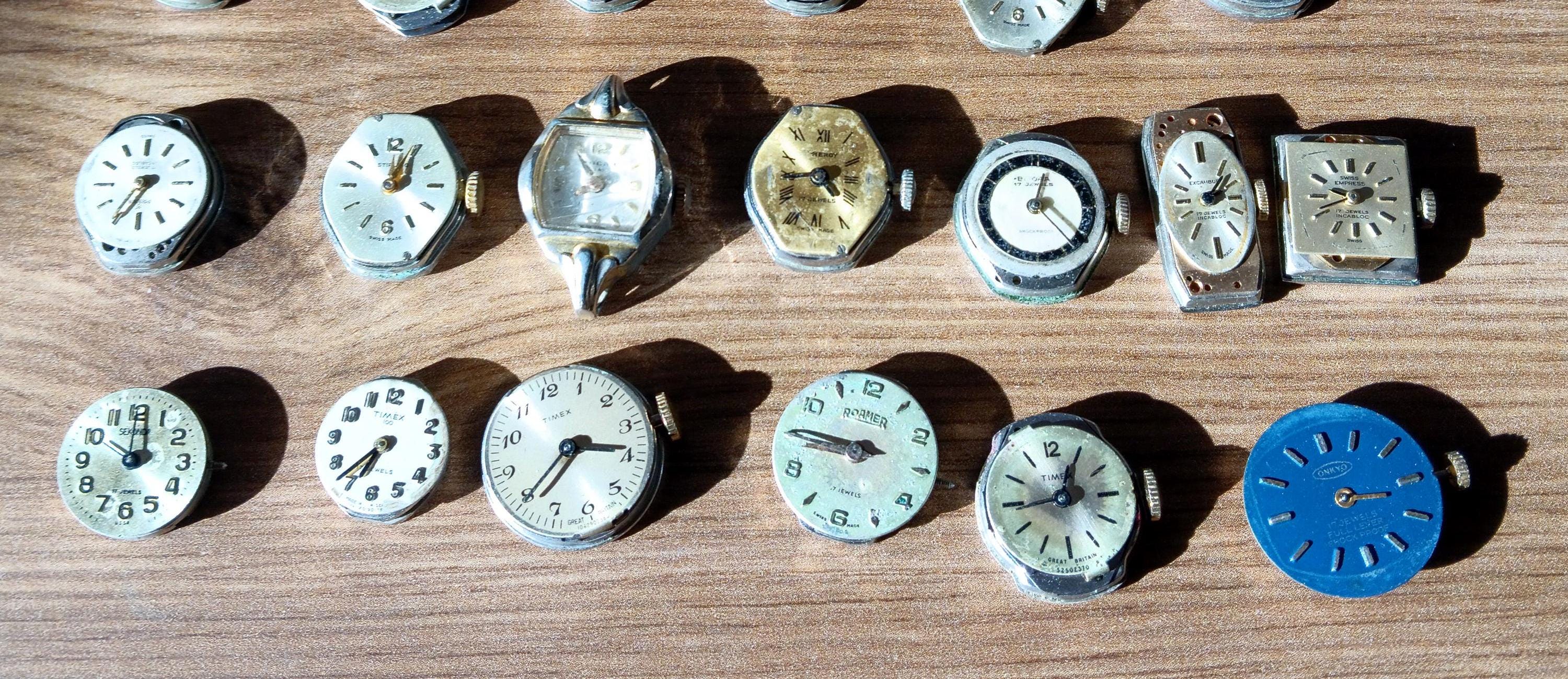 Lot Watches, 30 Movements, Timex and Others, for Parts - Etsy