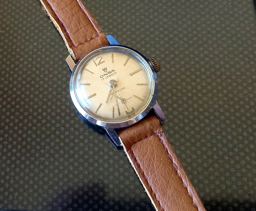 Vintage Watch Onsa Ladies Wristwatch Women's Watch - Etsy