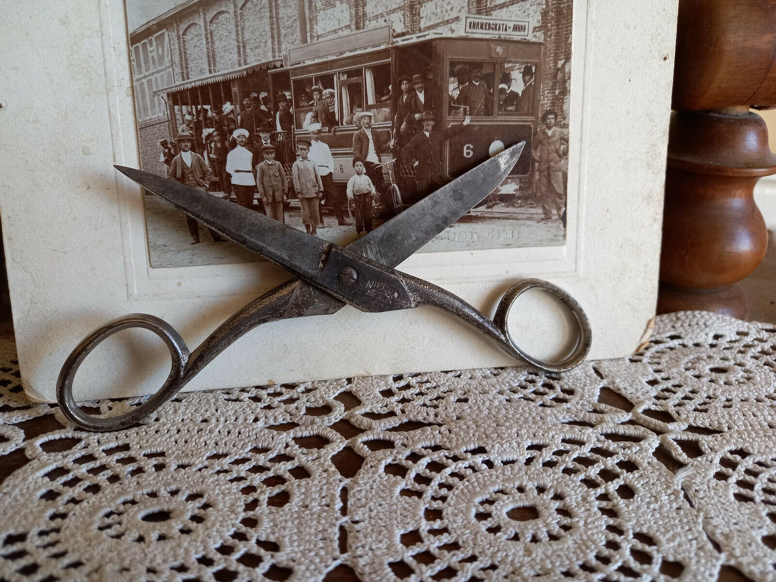 Antique Scissors, Vintage Scissors, Vintage Steel Scissors, Solingen ...