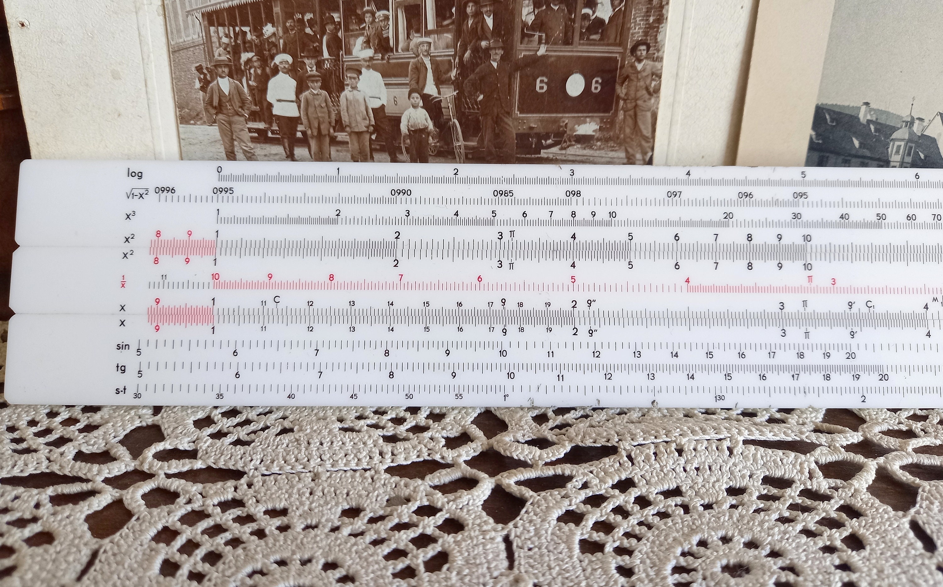 Skala/ Vintage Ruler/ Logarithmic Scale/ Vintage Slide Ruler/ - Etsy UK