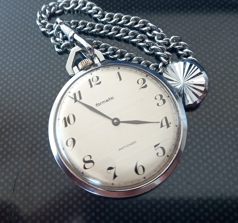 Vintage Formatic Pocket Watch, Mechanical Wind Up, Germany - Etsy