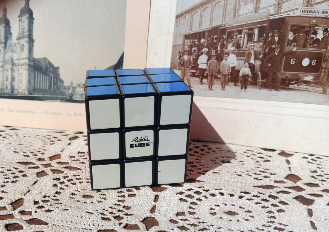 Vintage Rubik's Cube, Original, Magic Cube, Box, 3D Puzzle, Travel Game ...